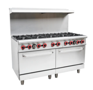 CR60-10 – Cookline Restaurant Range 60″W – (10) burners – (2) standard ...